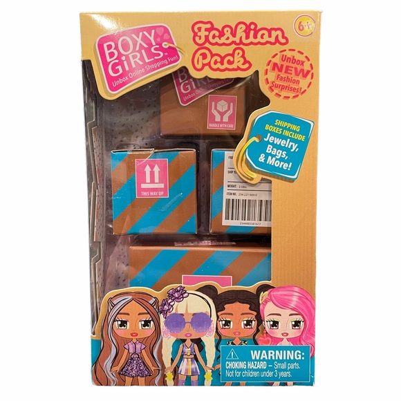 Jay at Play | Toys | Fashion Pack Boxy Girls 4 Boxy Girl Shipping Boxes ...
